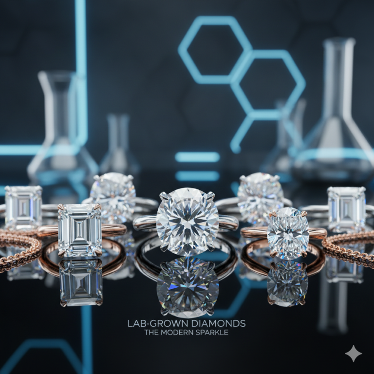 Lab-Grown Diamonds 101: The Modern Sparkle Explained – Augmont Lab ...
